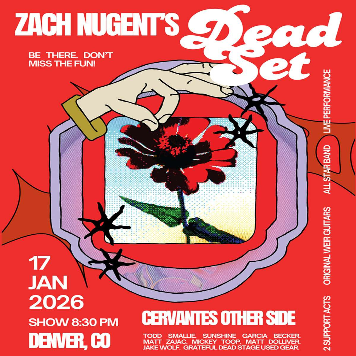 Zach Nugent's Dead Set Ft. Sunshine Garcia Becker (Furthur), Todd ...