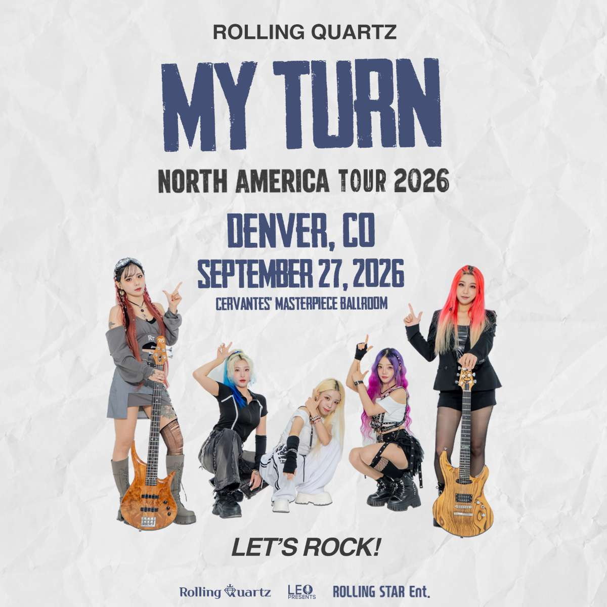 ROLLING QUARTZ [MY TURN] 2026 TOUR in Denver | Cervantes Masterpiece ...